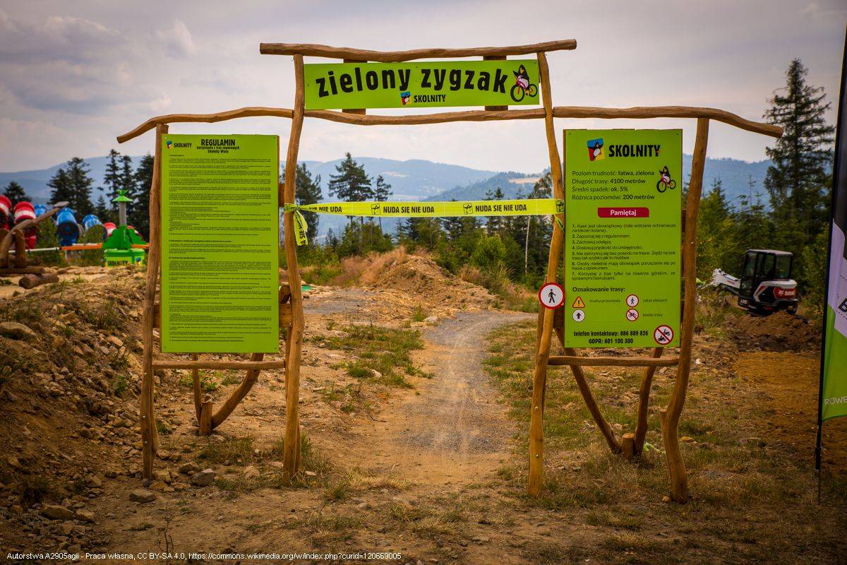 Bike Park Skolnity w Wiśle - Atrakcje turystyczne - Odkrywcza turystyka