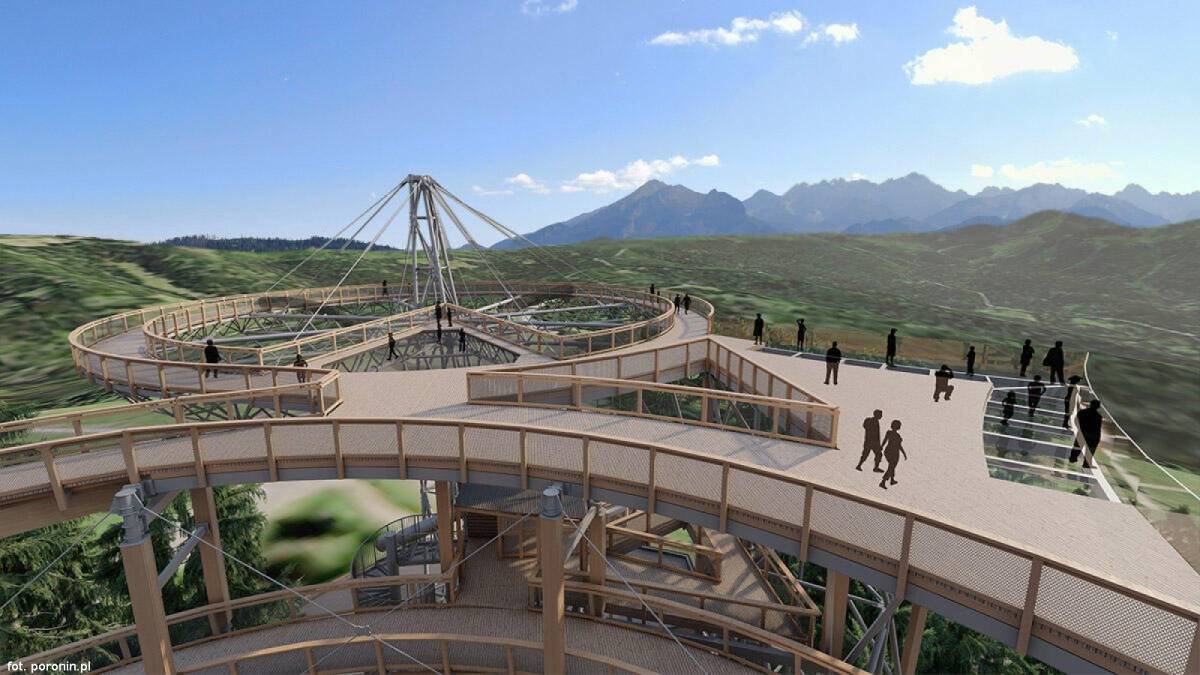 Wieża widokowa Sky Walk Serce Poronina - Atrakcje turystyczne ...