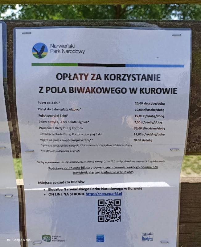 Pole biwakowe Kurowo - Atrakcje turystyczne - Odkrywcza turystyka